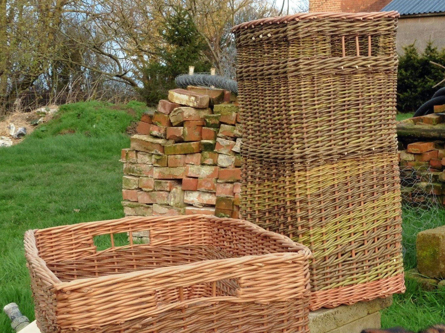 Willow Weaving (Exploring Square Work) at Denmark Farm - Lampeter21